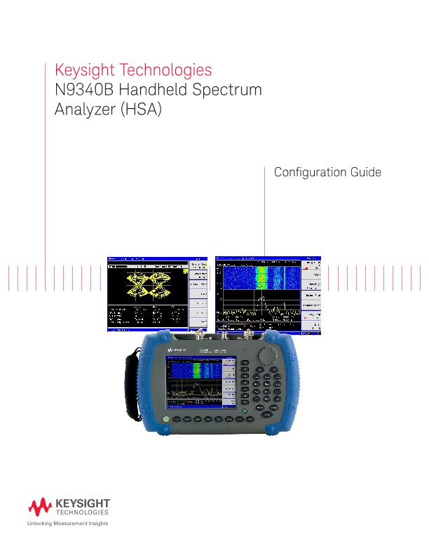 N9340B Handheld Spectrum Analyzer (HSA) PDF Asset Page | Keysight
