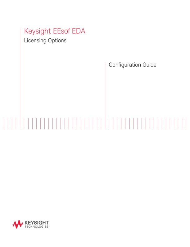 Keysight EEsof EDA Licensing Options PDF Asset Page | Keysight