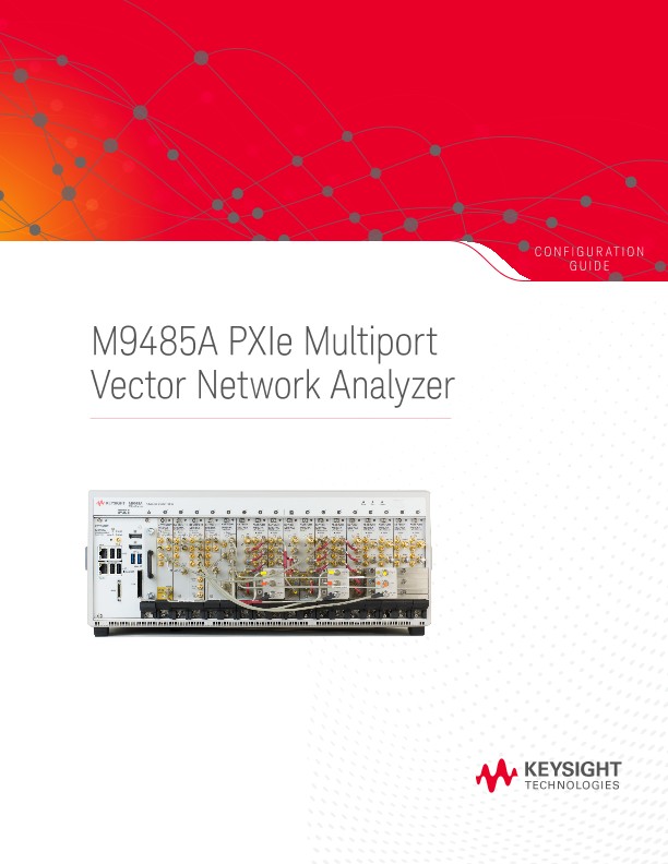 M9485A PXIe Multiport Vector Network Analyzer PDF Asset Page | Keysight