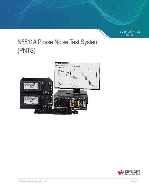 N5511A Phase Noise Test System (PNTS) PDF Asset Page | Keysight