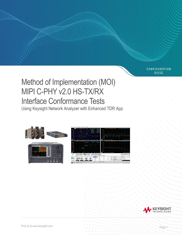 Method of Implementation (MOI) MIPI C-PHY v2.0 HS-TX/RX Interface ...