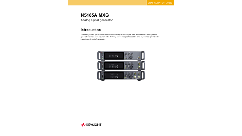 N5185A MXG Analog Signal Generator | Keysight