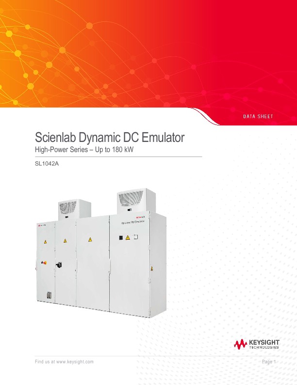 SL1042A Scienlab Dynamic DC Emulator – High-Power Series – Up to 180 kW ...