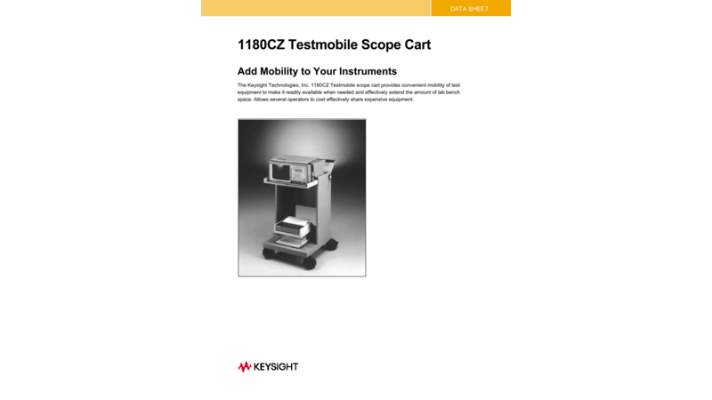 1180CZ Testmobile Scope Cart | Keysight