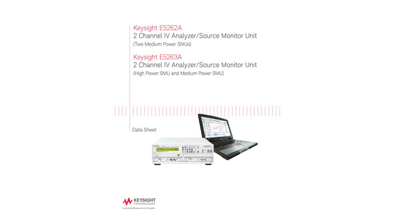 E5260A + E5270 Modular Source Measure Units | Keysight
