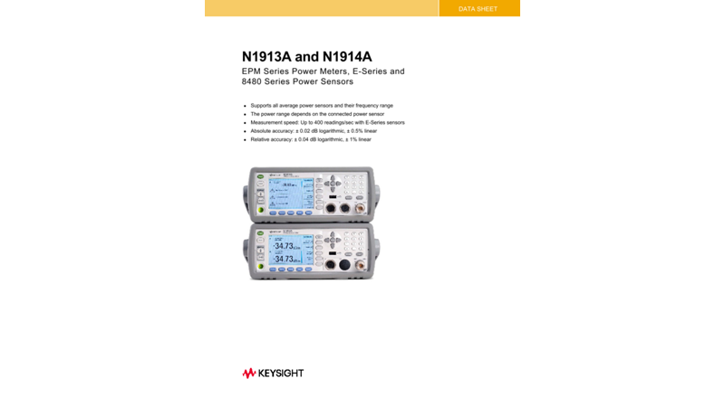 8480 Series Power Sensors | Keysight