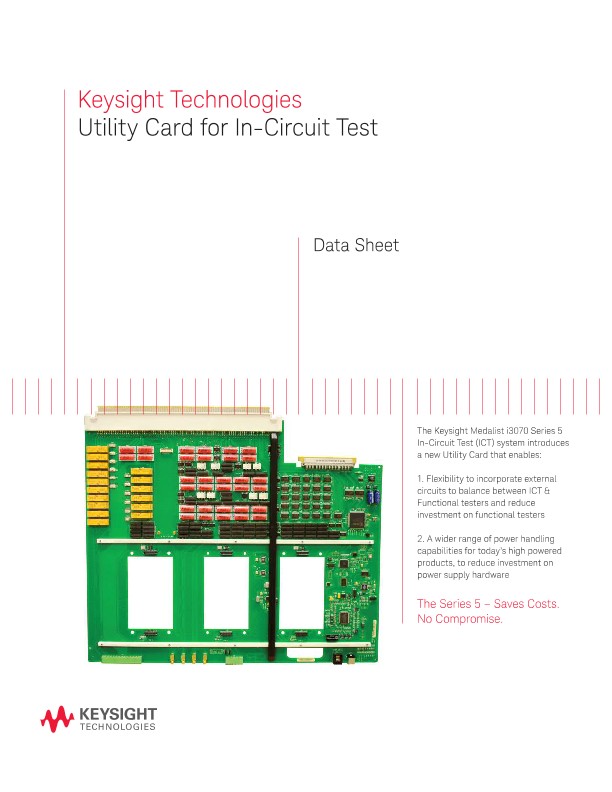 Utility Card for In-Circuit Test PDF Asset Page | Keysight