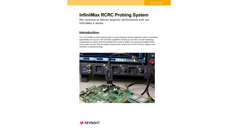 N2803A InfiniiMax III Series Probe Amplifier, 30 GHz | Keysight