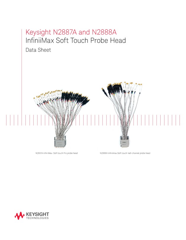 N2887A and N2888A InfiniiMax Soft touch Probe Head PDF Asset Page ...