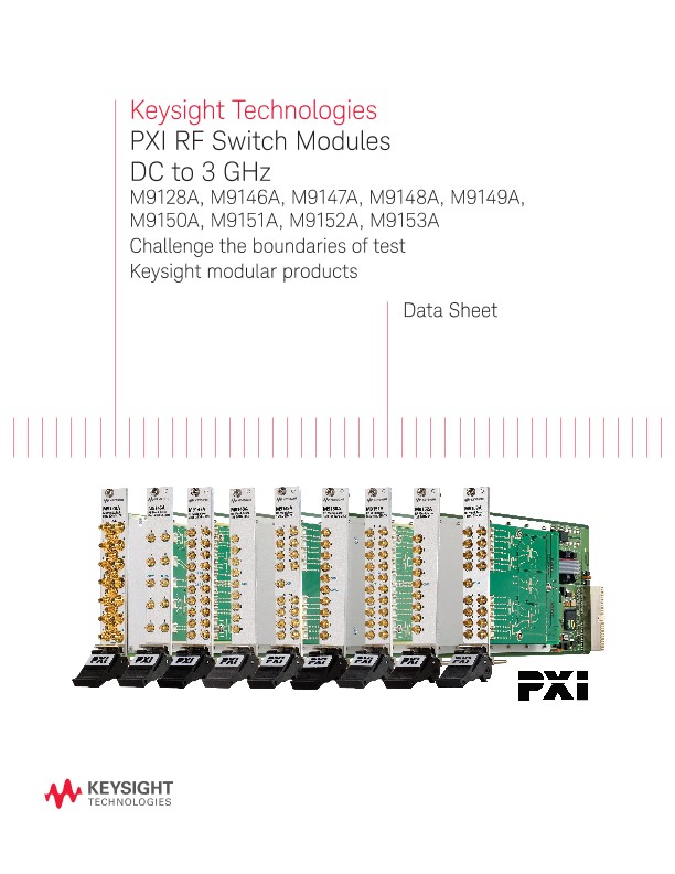 RF Switch Modules DC to 3 GHz PDF Asset Page | Keysight