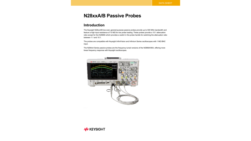 N2856A Passive Probe Accessory Kit | Keysight