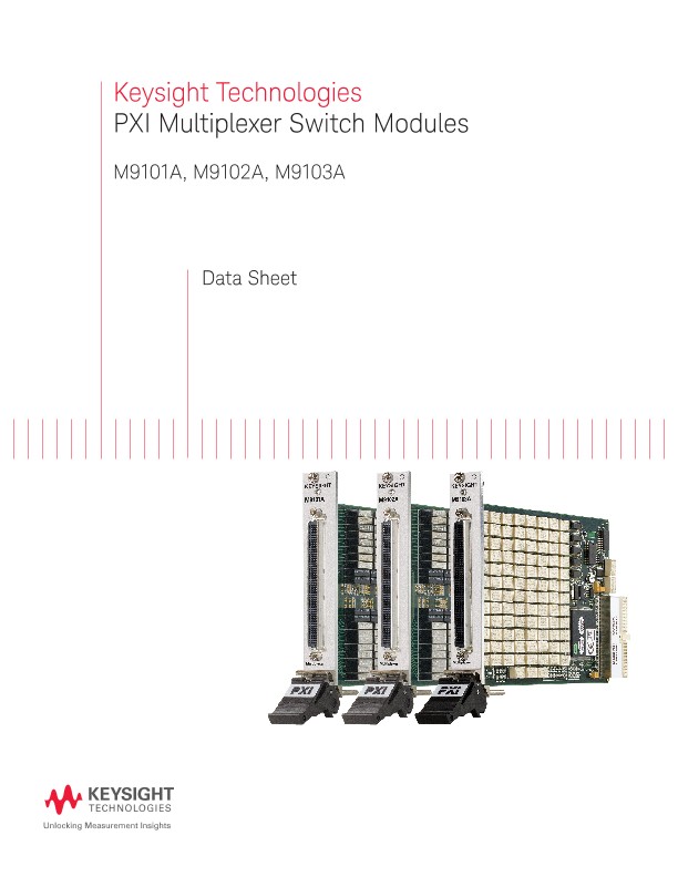 PXI Multiplexer Switch Modules M9101A, M9102A, M9103A PDF Asset Page ...