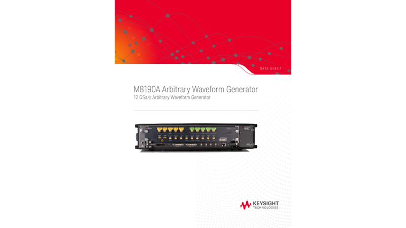 M8190A 12 GSa/s Arbitrary Waveform Generator | Keysight