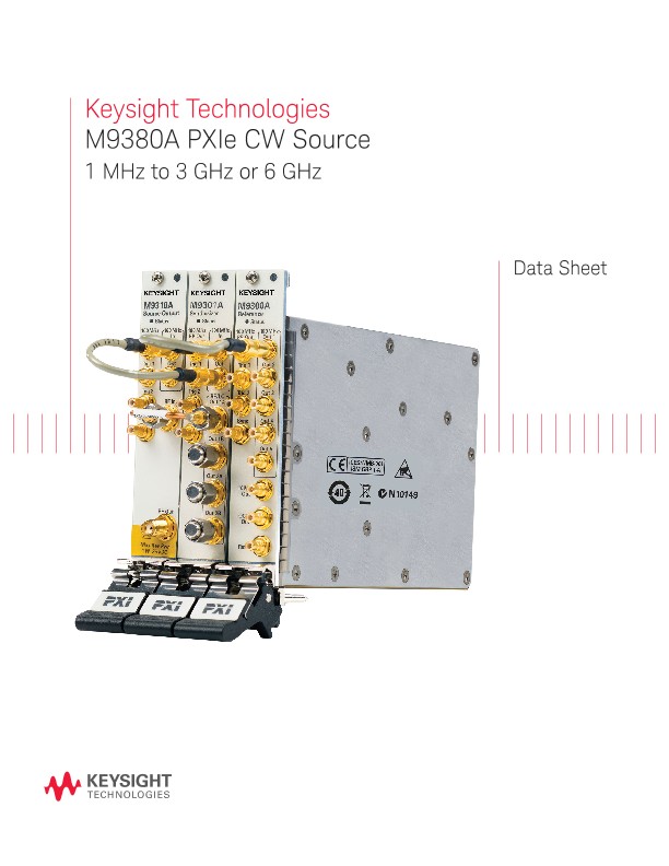 M9380A PXIe CW Source PDF Asset Page | Keysight