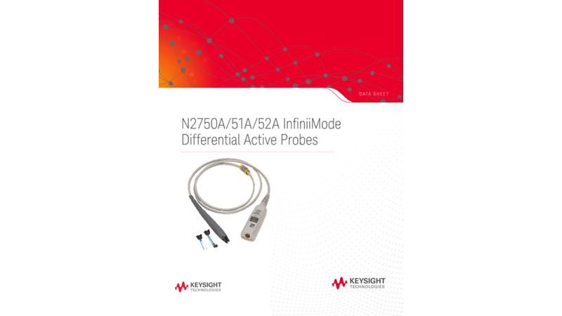 N2750A InfiniiMode Active Differential Probe, 1.5 GHz | Keysight