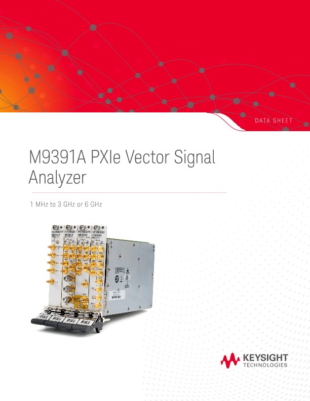 M9391A PXIe Vector Signal Analyzer PDF Asset Page | Keysight
