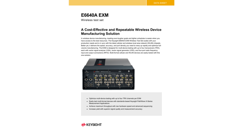 Wireless Test Set | Keysight