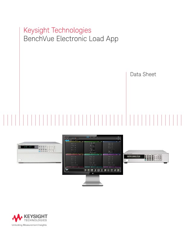 BenchVue Electronic Load App PDF Asset Page | Keysight