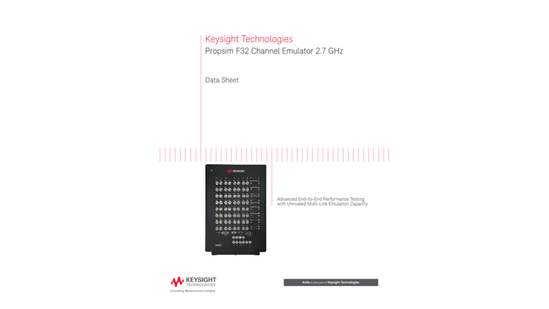 PROPSIM F32, F8, and FS8 RF Channel Emulators | Keysight