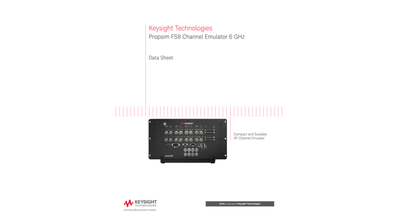 PROPSIM F32, F8, and FS8 RF Channel Emulators | Keysight