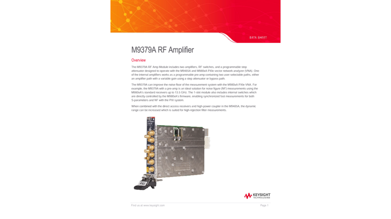 M9379A RF Amp Module | Keysight