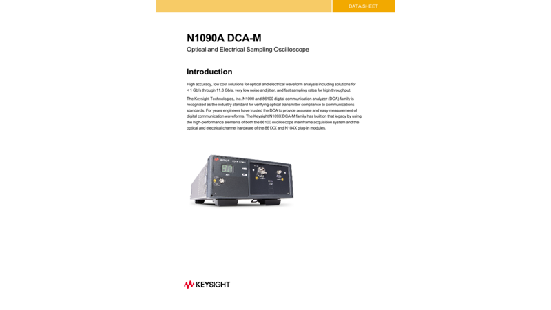 DCA-M Sampling Oscilloscopes | Keysight