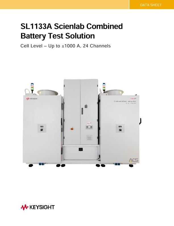 SL1133A Scienlab Combined Battery Test Solution – Cell Level – Up to ± ...