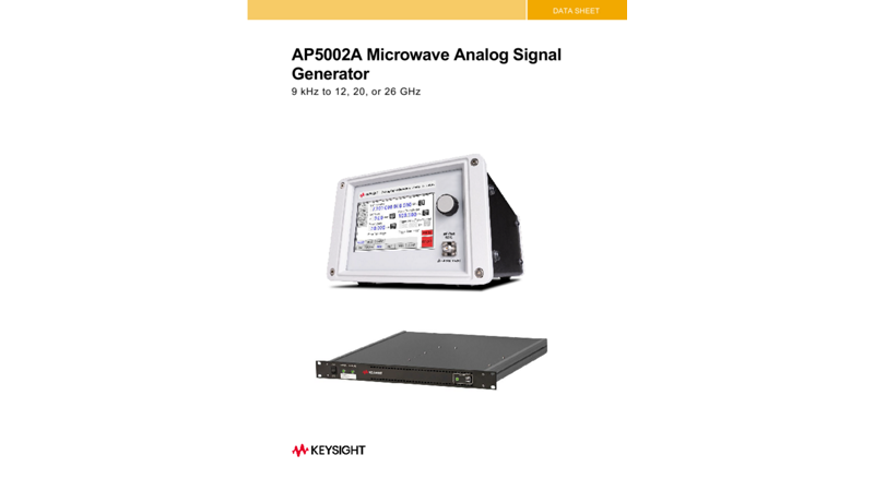 AP5002A Analog Signal Generator, 9 kHz to 26 GHz | Keysight