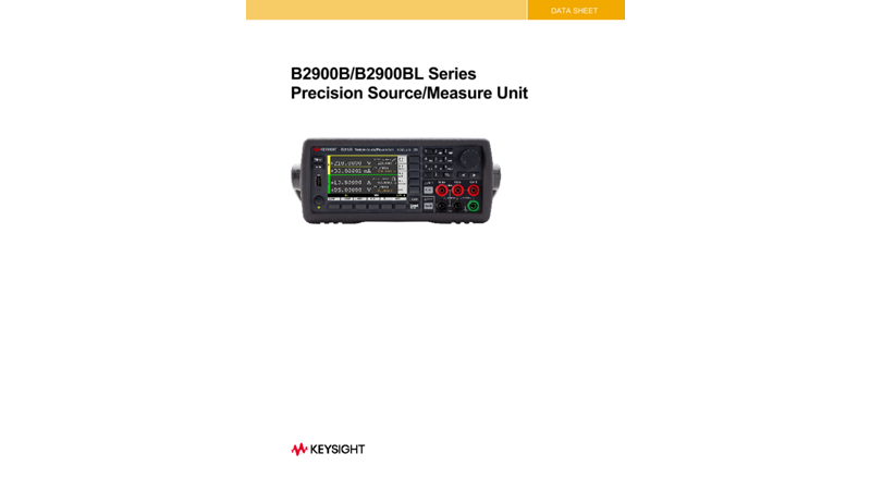 B2900 Series Precision Source/Measure Units (SMU) | Keysight