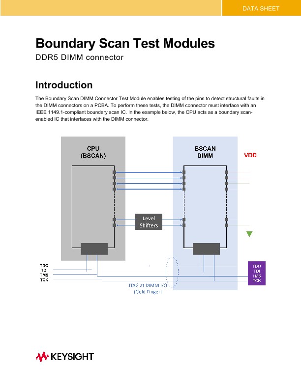 Boundary Scan Test Modules PDF Asset Page | Keysight
