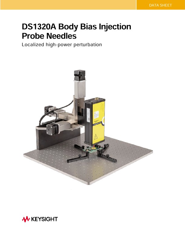 DS1320A Body Bias Injection Probe Needles PDF Asset Page | Keysight