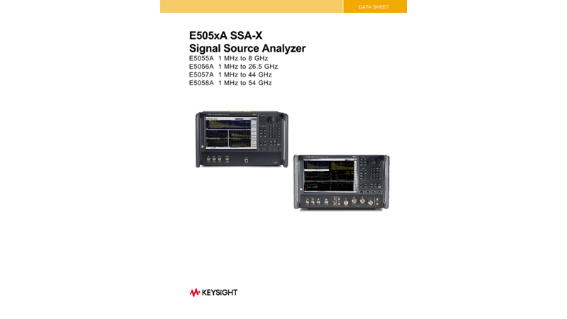 E5056A SSA-X Signal Source Analyzer, 1 MHz to 26.5 GHz | Keysight