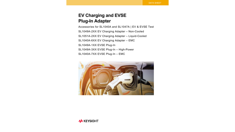 Charging Test Equipment and Solutions for EV and EVSE | Keysight