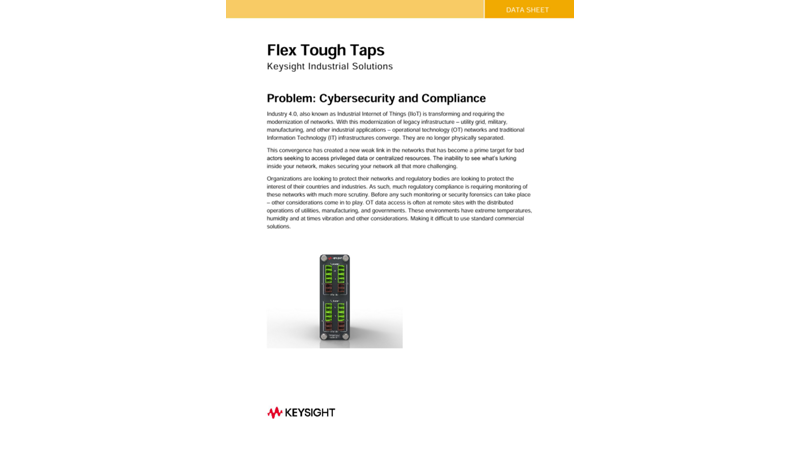 Tough Taps | Keysight