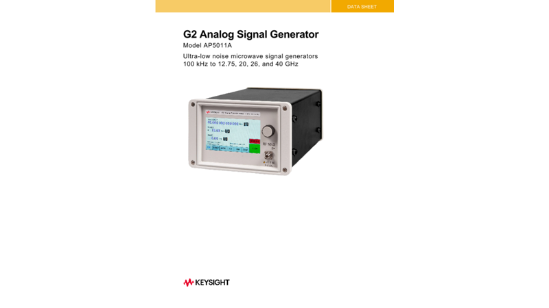 AP5011A G2 Analog Signal Generator, 100 kHz to 40 GHz | Keysight