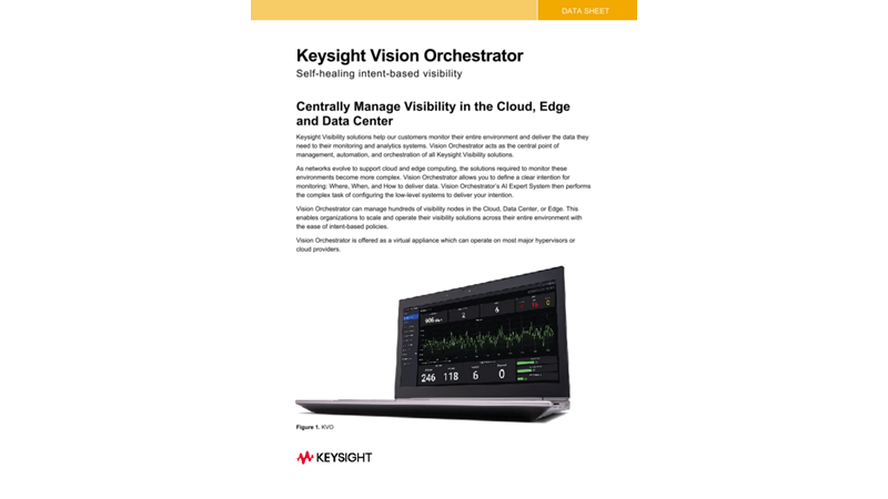 Vision Orchestrator — SUB-KVO-10D | Keysight