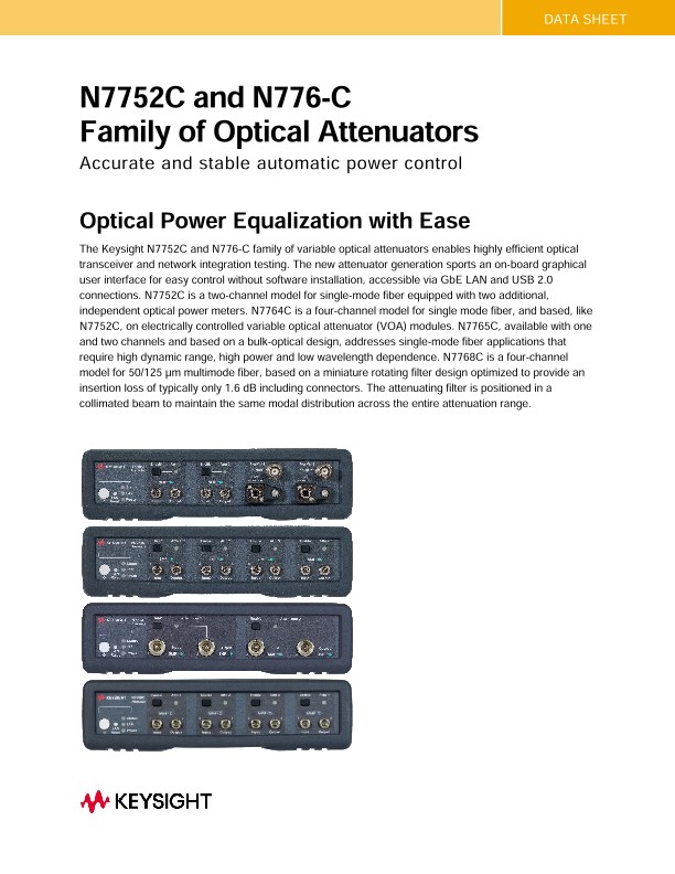 N7752C and N776-C Family of Variable Optical Attenuators PDF Asset Page ...