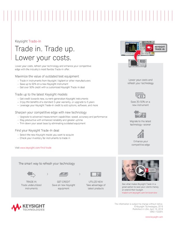 Keysight Trade-In PDF Asset Page | Keysight