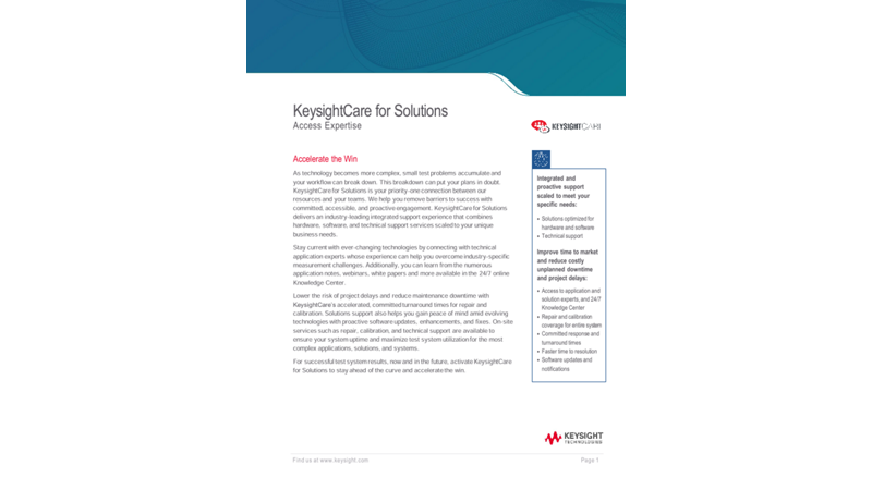 KeysightCare | Keysight