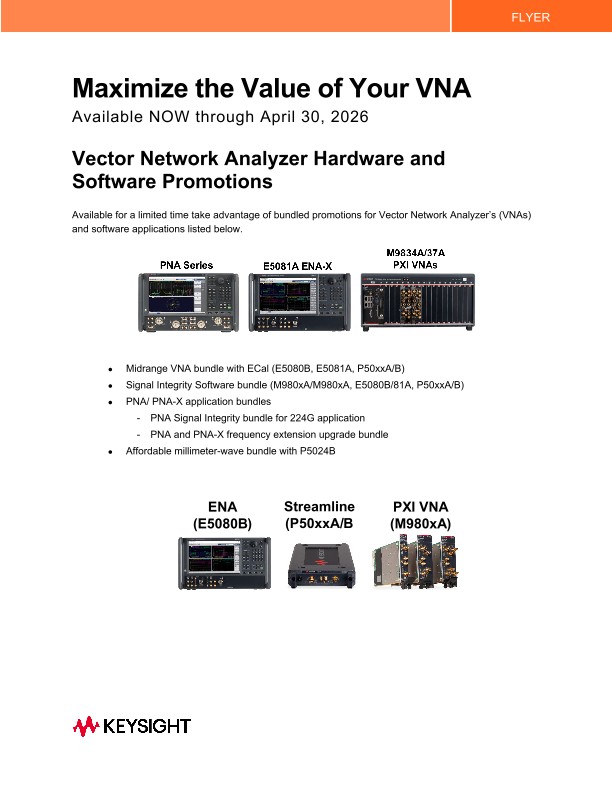 Maximize the Value of Your VNA PDF Asset Page | Keysight
