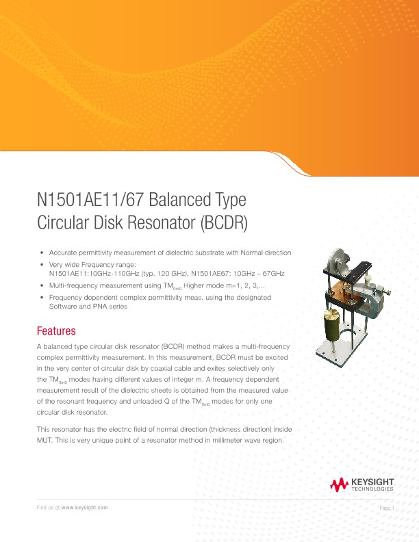 N1501AE11/67 Balanced Type Circular Disk Resonator (BCDR) PDF Asset ...