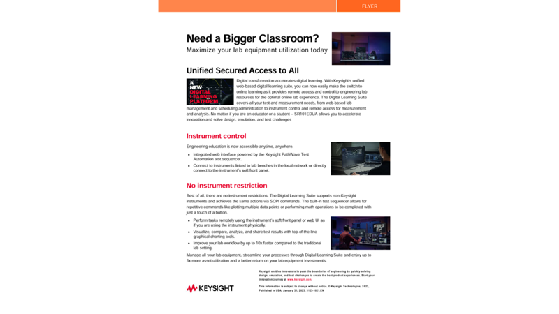 SR101EDUA Digital Learning Suite | Keysight