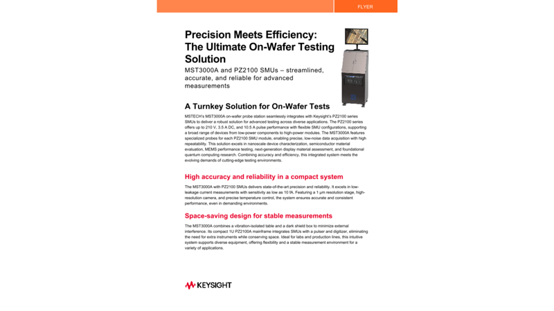 PZ2100 Series High-Channel Density Precision SMU | Keysight