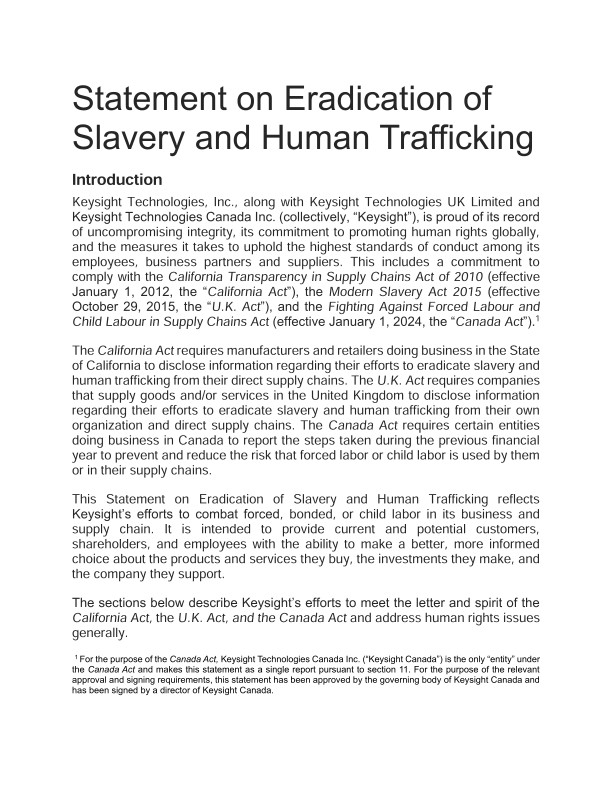 Statement on Eradication of Slavery and Human Trafficking PDF Asset ...