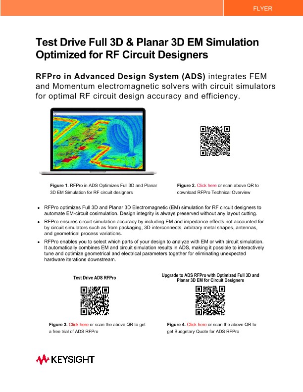 Test Drive 3D & 2½D EM Simulation Optimized for RF Circuit Designers ...
