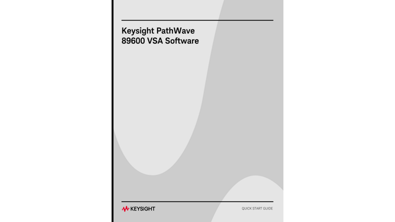 PathWave Vector Signal Analysis (89600 VSA) | Keysight