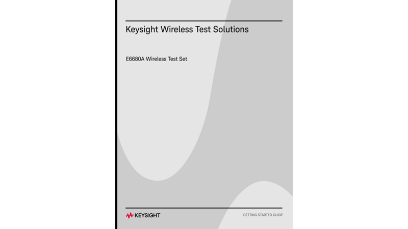 E6680A Wireless Test Set | Keysight