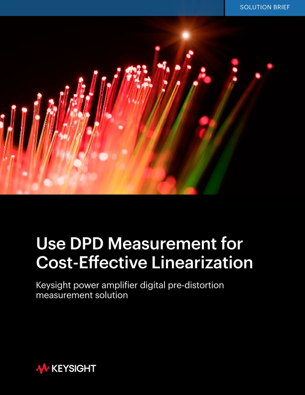 Use DPD Measurement for Cost-Effective Linearization PDF Asset Page ...