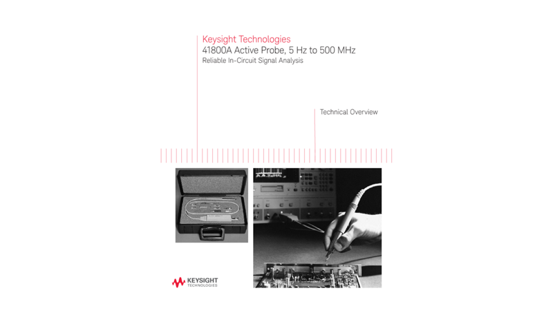 41800A Active Probe, 5 Hz To 500 MHz | Keysight