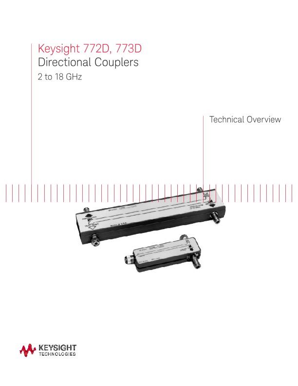 772D, 773D Directional Couplers - 2 to 18 GHz PDF Asset Page | Keysight